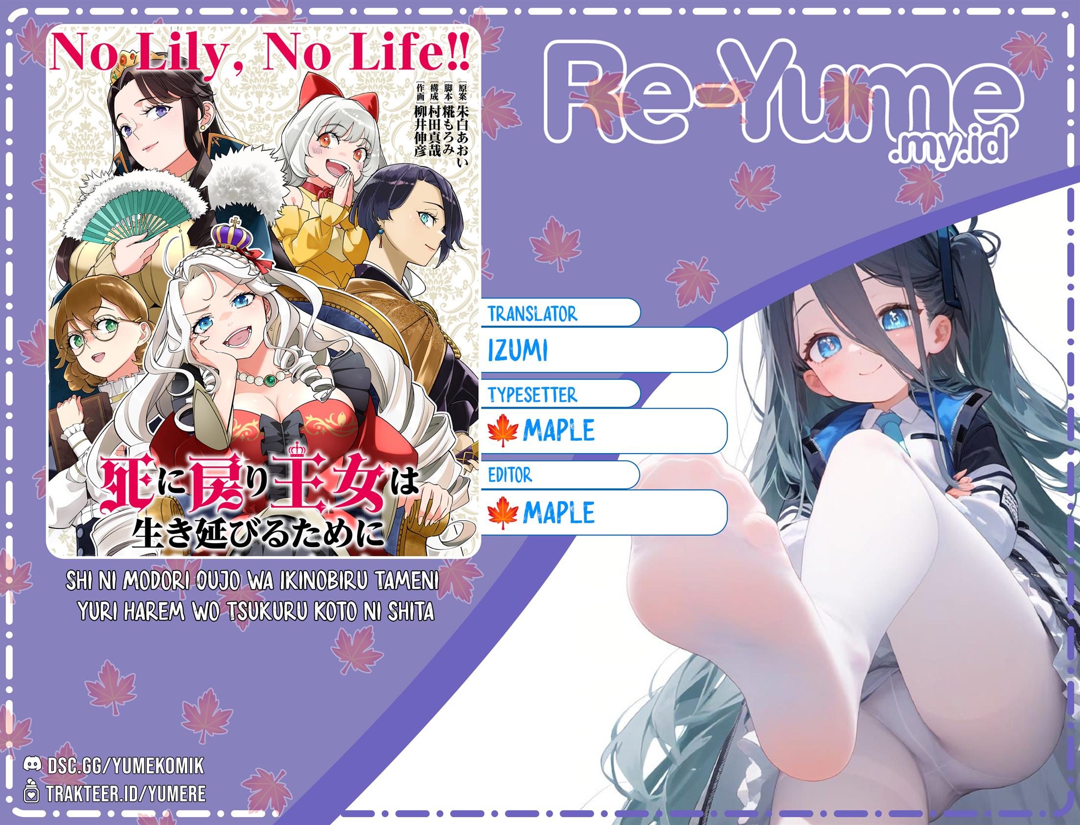 Komik Shi ni Modori Oujo wa Ikinobiru Tameni Yuri Harem wo Tsukuru Koto ni Shita Chapter 1 ...