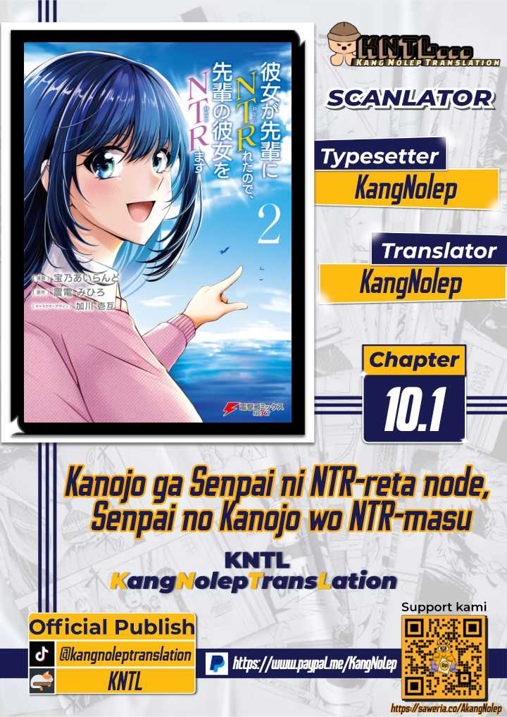 Komik Kanojo ga Senpai ni NTR-reta node, Senpai no Kanojo wo NTR-masu Chapter 10 Bahasa ...