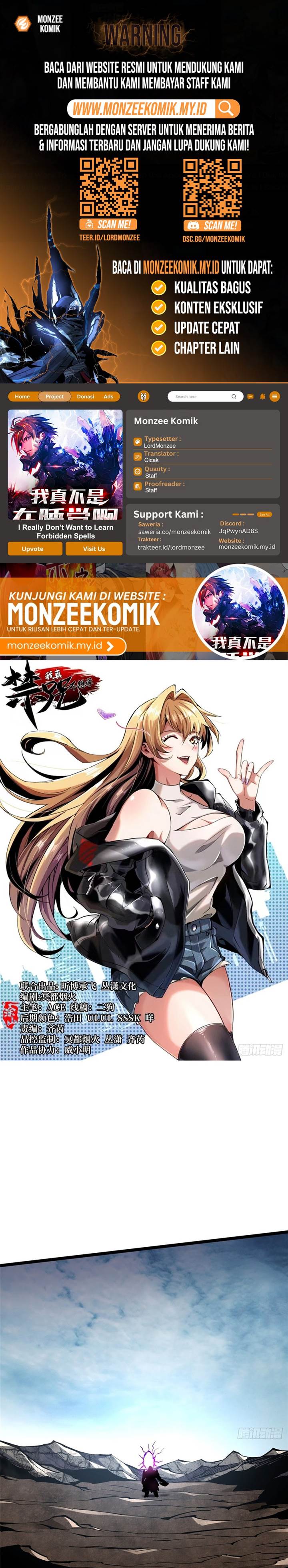 Komik I Really Don’t Want to Learn Forbidden Spells Chapter 101 Bahasa ...