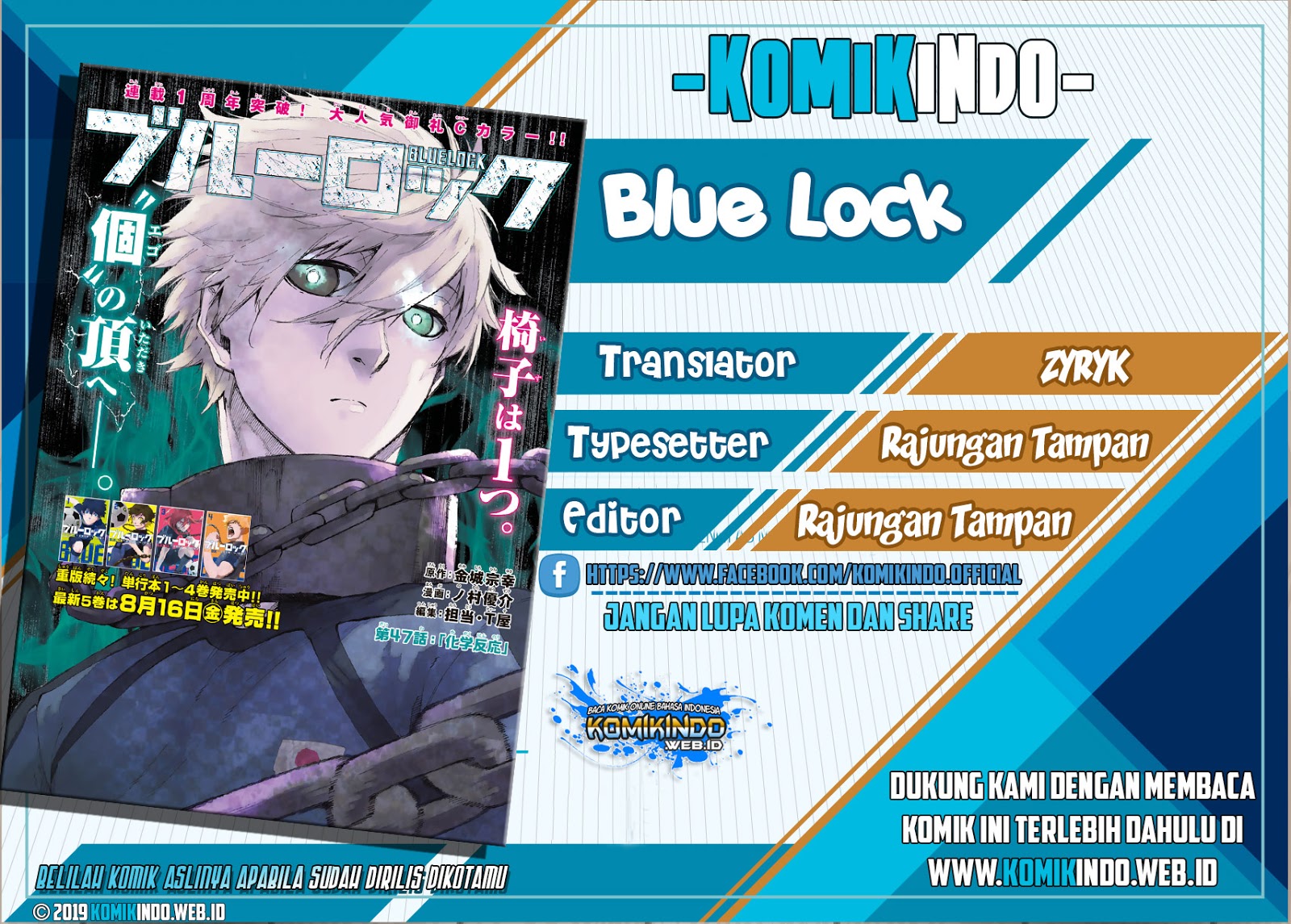 Komik Blue Lock Chapter 12 Bahasa Indonesia - KomikIndo