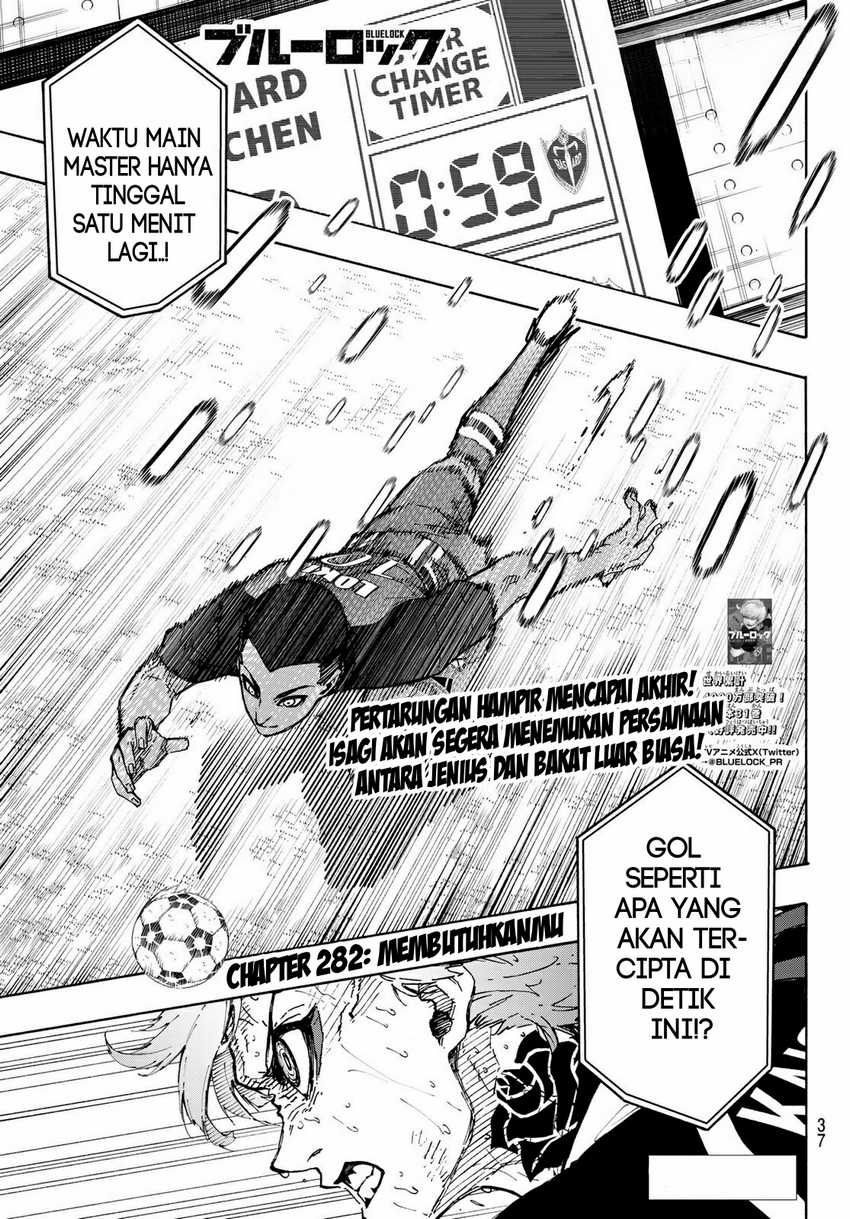 Komik Blue Lock Chapter 282 Bahasa Indonesia - KomikIndo