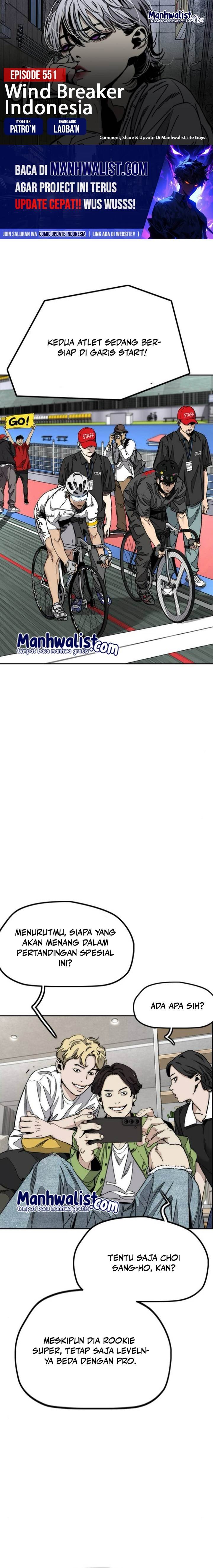 Komik Wind Breaker Chapter 551 Bahasa Indonesia - KomikIndo