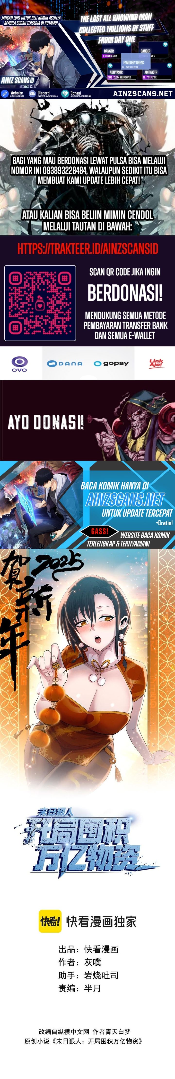 Komik The Last All-Knowing Man Collected Trillions of Stuff from Day ...