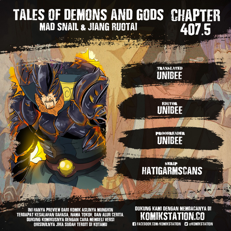 Komik Tales of Demons and Gods Chapter 407.5 Bahasa Indonesia - KomikIndo